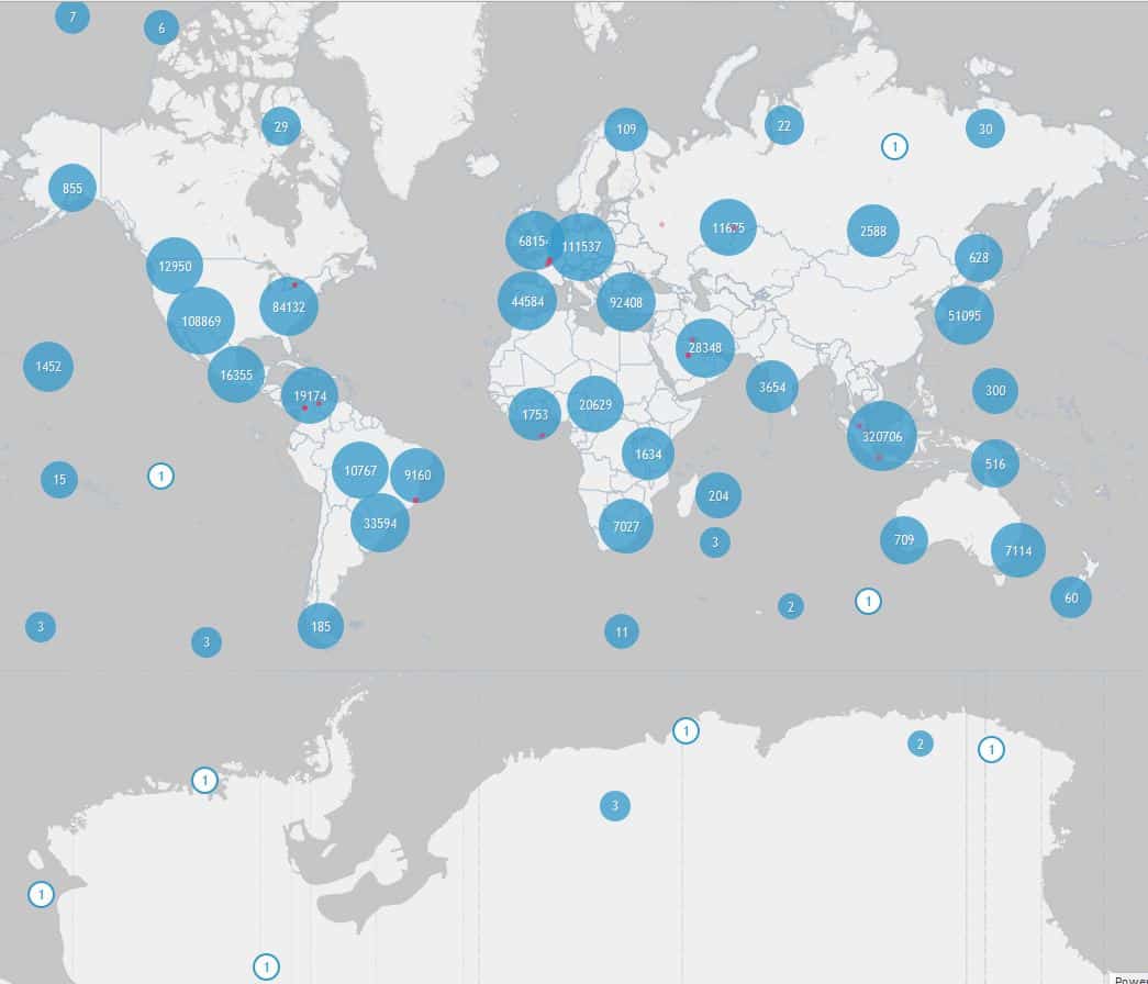 The One Million Tweet Map - ESPY